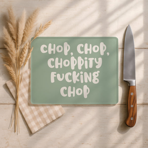 Choppity Chop Glass Cutting Board – Oh Flora