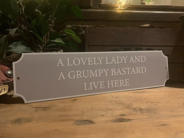 A Lovely Lady Vintage Style Street Sign – Oh Flora