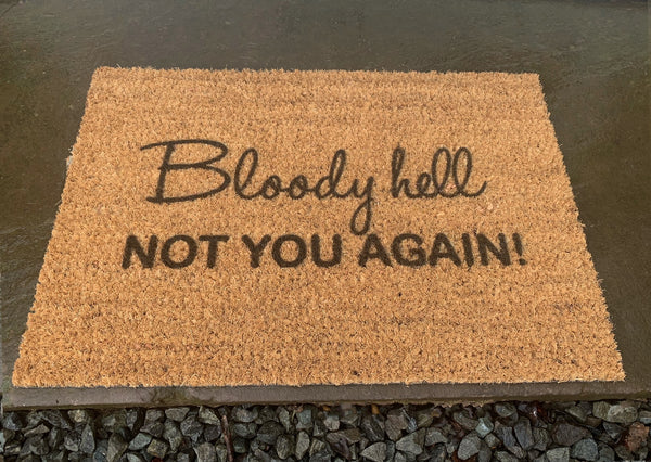 Bloody Hell Doormat – Oh Flora