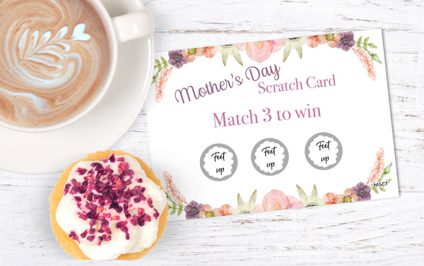 Feet Up Scratch Card - Win – Oh Flora